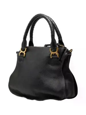 Chloé 2000-2026 Medium Grained Leather Marcie Satchel