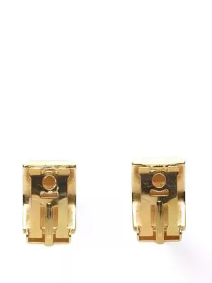 Hermès Enamel Cloisonné Clip-on Earrings