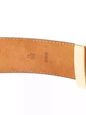 LOUIS VUITTON 2009 Monogram Initiales Reversible Belt