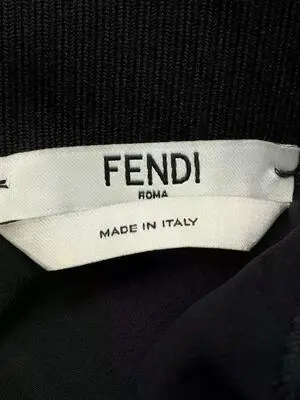 Fendi 2010s High-neck Silk Blouse