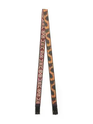Etro Animal-print Scarf - Black