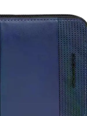 PIQUADRO Mesh-panelled Zip-around Wallet