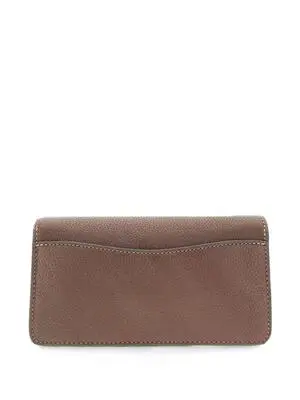COACH Logo-plaque Pebbled-leather Shoulder Bag
