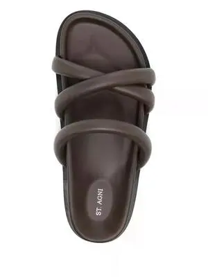 ST. AGNI Crossover-strap Sandals