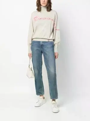 Rossignol Logo Intarsia Merino Wool Blend Jumper
