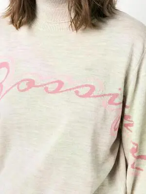 Rossignol Logo Intarsia Merino Wool Blend Jumper