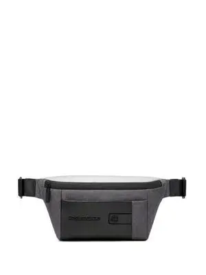 PIQUADRO Logo-plaque Belt Bag - Grey