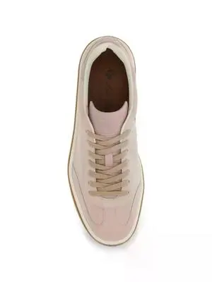 Loro Piana Tennis Walk Suede Sneakers - Pink