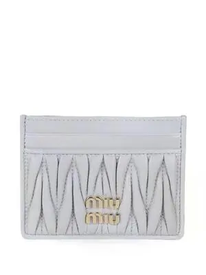 Miu Miu Matelassé Nappa Leather Card Holder