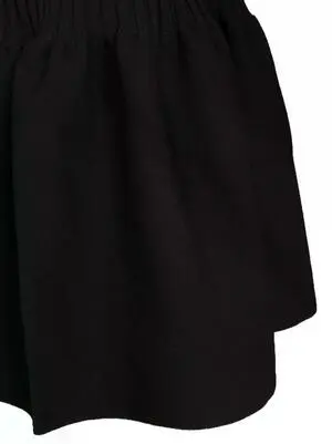 CFCL Ribbed-knit Ruffled Midi Skirt