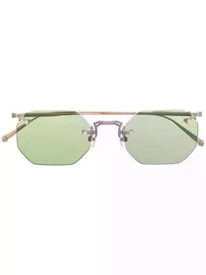 Matsuda Frameless Tinted Sunglasses - Green