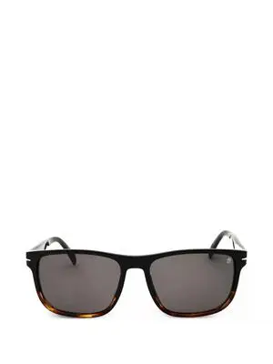 DB EYEWEAR BY DAVID BECKHAM Rectangle Frame Sunglasses - Black