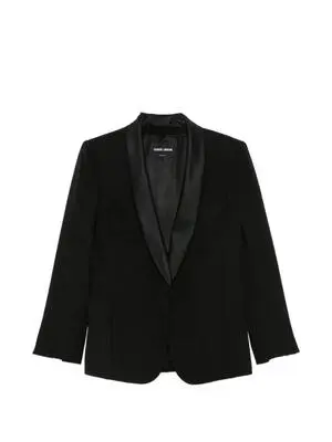 Giorgio Armani Satin-lapel Single-breasted Jacket