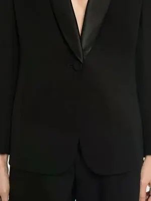 Giorgio Armani Satin-lapel Single-breasted Jacket