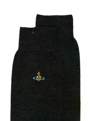 VIVIENNE WESTWOOD Orb-embroidered Socks