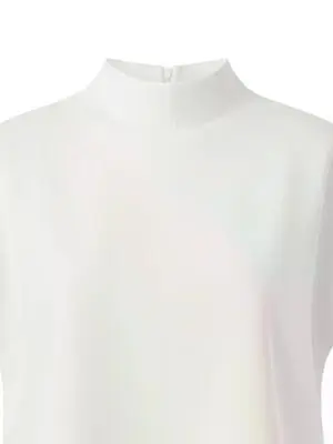 RUNDHOLZ BLACK LABEL High-neck Short-sleeve Blouse