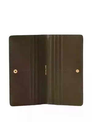 Michael Kors Grainy-leather Snap-fastening Wallet