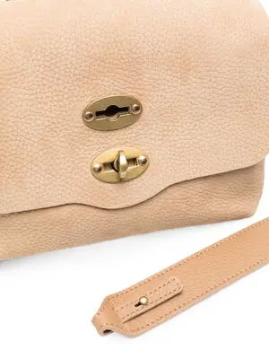 ZANELLATO Postina Jones Baby Leather Handbag - Beige