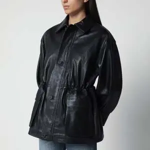 ARMA Maeve Leather Drawstring Jacket