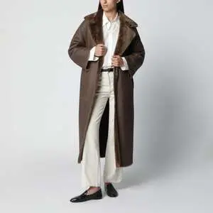ARMA Brown Rein Reversible Leather Coat
