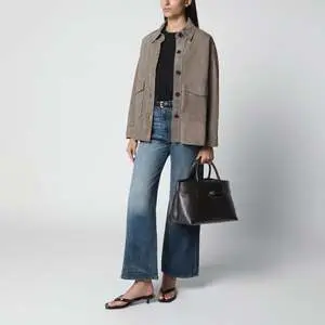 Manu Atelier Le Cambon 35 Bag In Leather - Brown