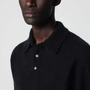 ROBERTO COLLINA Cashmere Polo Jumper