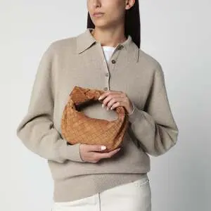 Bottega Veneta Suede Jodie Hobo Bag - Brown