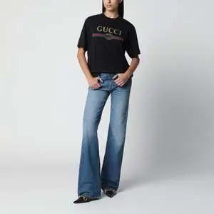 Gucci Cotton And Silk Jersey T-shirt