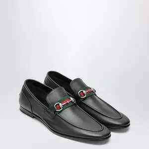 Gucci Como Leather Loafers - Black