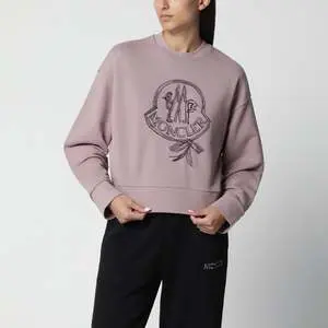 Moncler Cotton Sweatshirt With Embroidered Logo