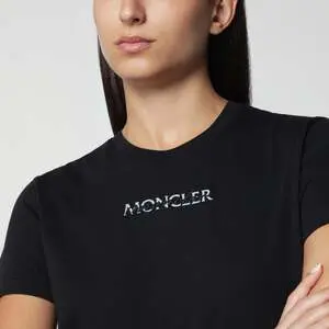 Moncler Cotton T-shirt With Embroidered Logo