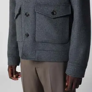 Valentino Garavani Wool And Cashmere-blend Overshirt Jacket