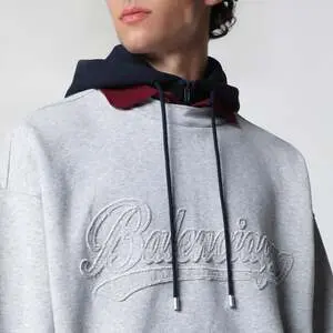 Balenciaga Layered Gray Hoodie