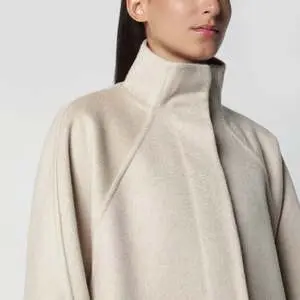 Alaïa Asymmetric Double-face Cashmere Coat
