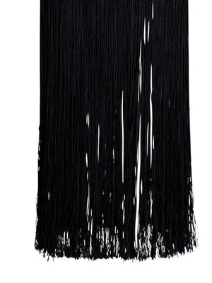 Alaïa Fringed Long Skirt
