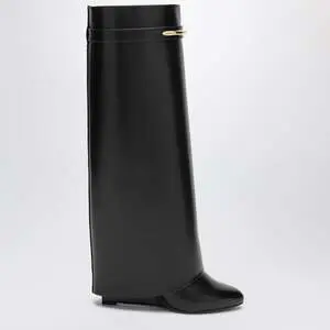 Givenchy Shark Pinch Stiefel Aus Braunem Leder In Schwarz - Black
