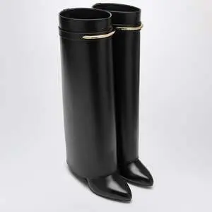 Givenchy Shark Pinch Stiefel Aus Braunem Leder In Schwarz - Black