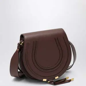 Chloé Marcie Saddle Bag In Grained Leather