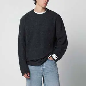 GOLDEN GOOSE Bouclé Wool Sweater - Grey