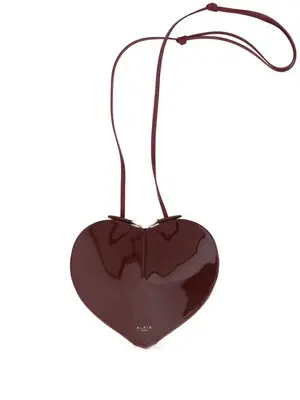 Alaïa Le Coeur Leather Crossbody Bag - Red