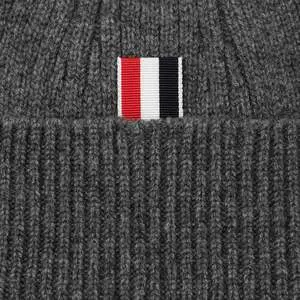 Thom Browne Ribbed Cashmere Beanie
