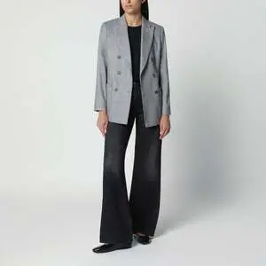 Max Mara Double-breasted Blazer In Silk And Cashmere