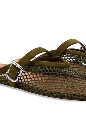 Alaïa Fishnet Slippers
