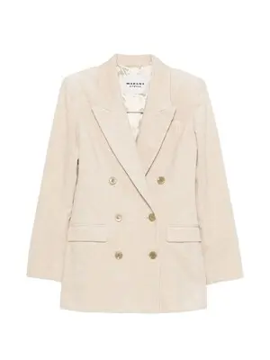 MARANT ETOILE Rasma Cotton And Linen Jacket - Beige