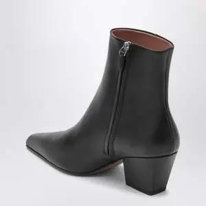 Paris Texas Calfskin Leather Ankle Boots