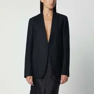 MAISON MARGIELA Navy Virgin Wool Jacket - Blue