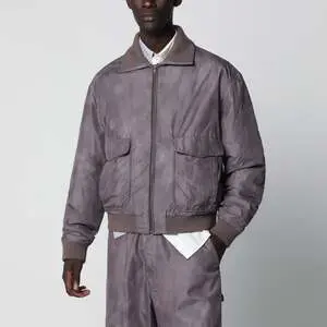 MAISON MARGIELA Technical Fabric Zip-up Jacket - Brown