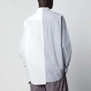 MAISON MARGIELA Grey Cotton Poplin Shirt - White