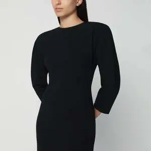 Andamane Midi Dress With Rounded Shoulders