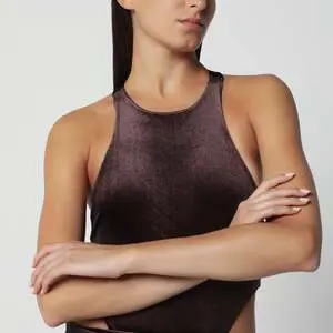 Andamane Velvet-effect Bodysuit